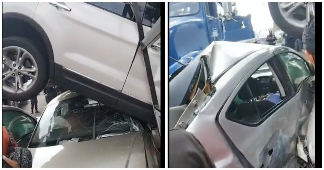 Video Camión Se Queda Sin Frenos Y Choca Contra Vehículos En Santa Fe