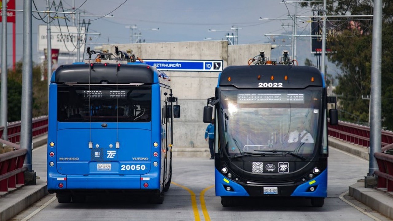 Primeros 25 autobuses eléctricos fabricados en China llegan a Ciudad de ...