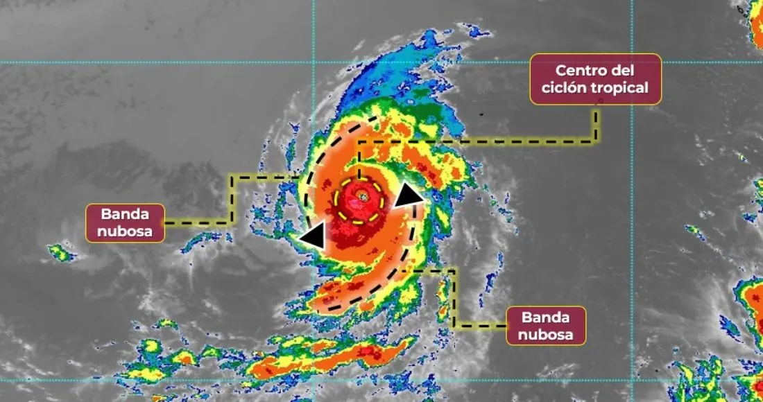 El huracán “Fernanda” alcanza la categoría 4 y la tormenta tropical ...