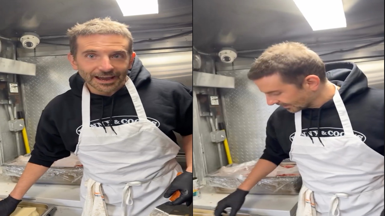 ¿De actor a vendedor de comida? Captan a Bradley Cooper atendiendo un ...