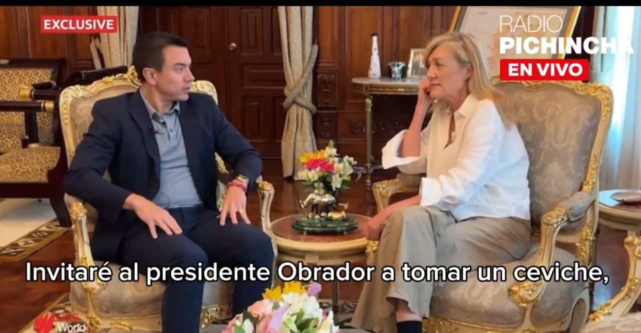 [#VIDEO] Daniel Noboa dice que invitará a AMLO a comer tacos y ceviche ...