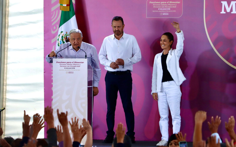 Abuchean a Mauricio Kuri durante evento de AMLO y Sheinbaum en ...