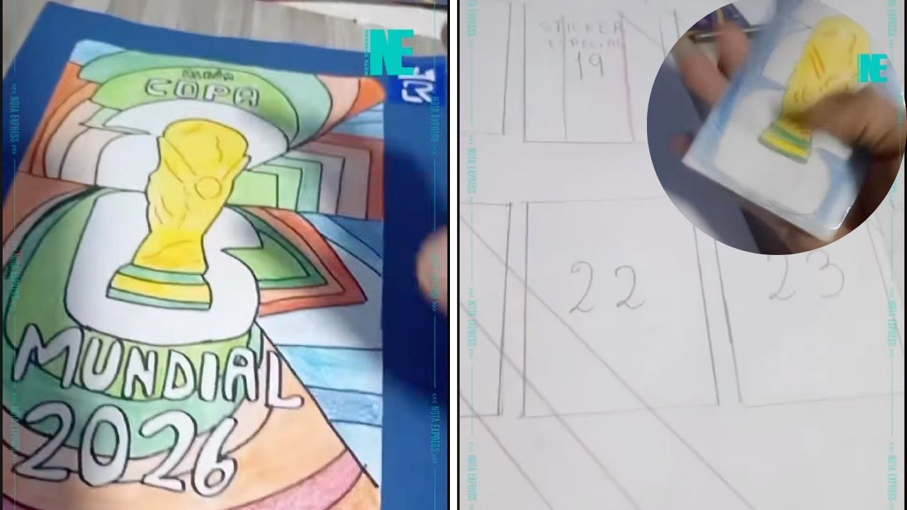 [#VIDEO] Niño crea su propio álbum del Mundial 2026 y se vuelve viral ...